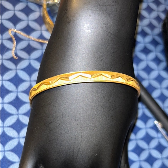 Trifari | Accessories | Vintage Trifari Gold Bangle Bracelet | Poshmark